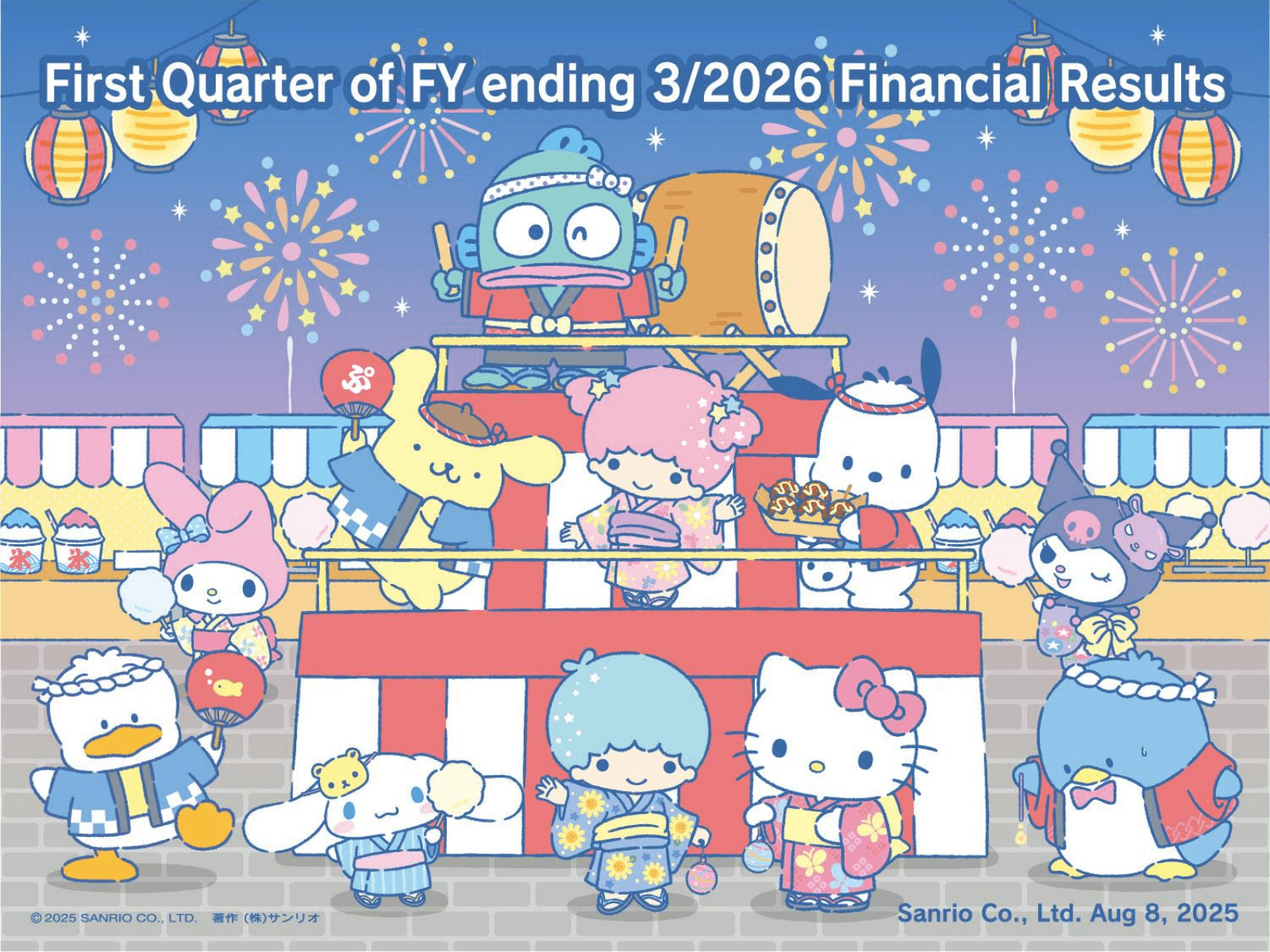 Sanrio Company (8136) Investor Relations Material